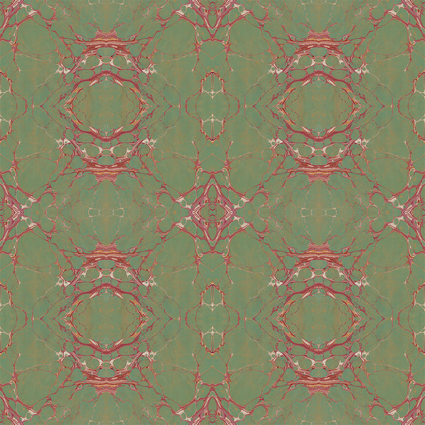 Sage Marbled Velvet Fabric Susi
